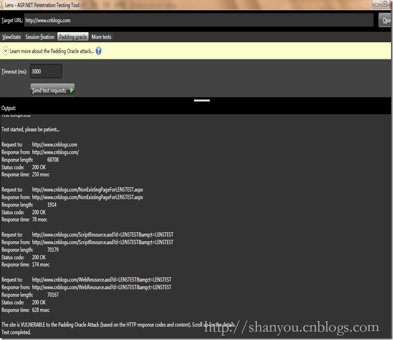 asp.net安全检测工具 --Padding Oracle 检测 - rob_2010 - 博客园